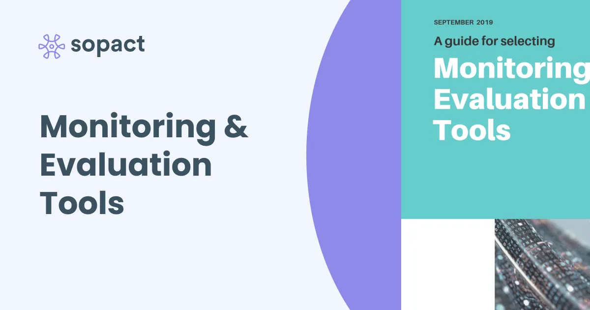 Monitoring and Evaluation Tools EBook (PDF) | sopact